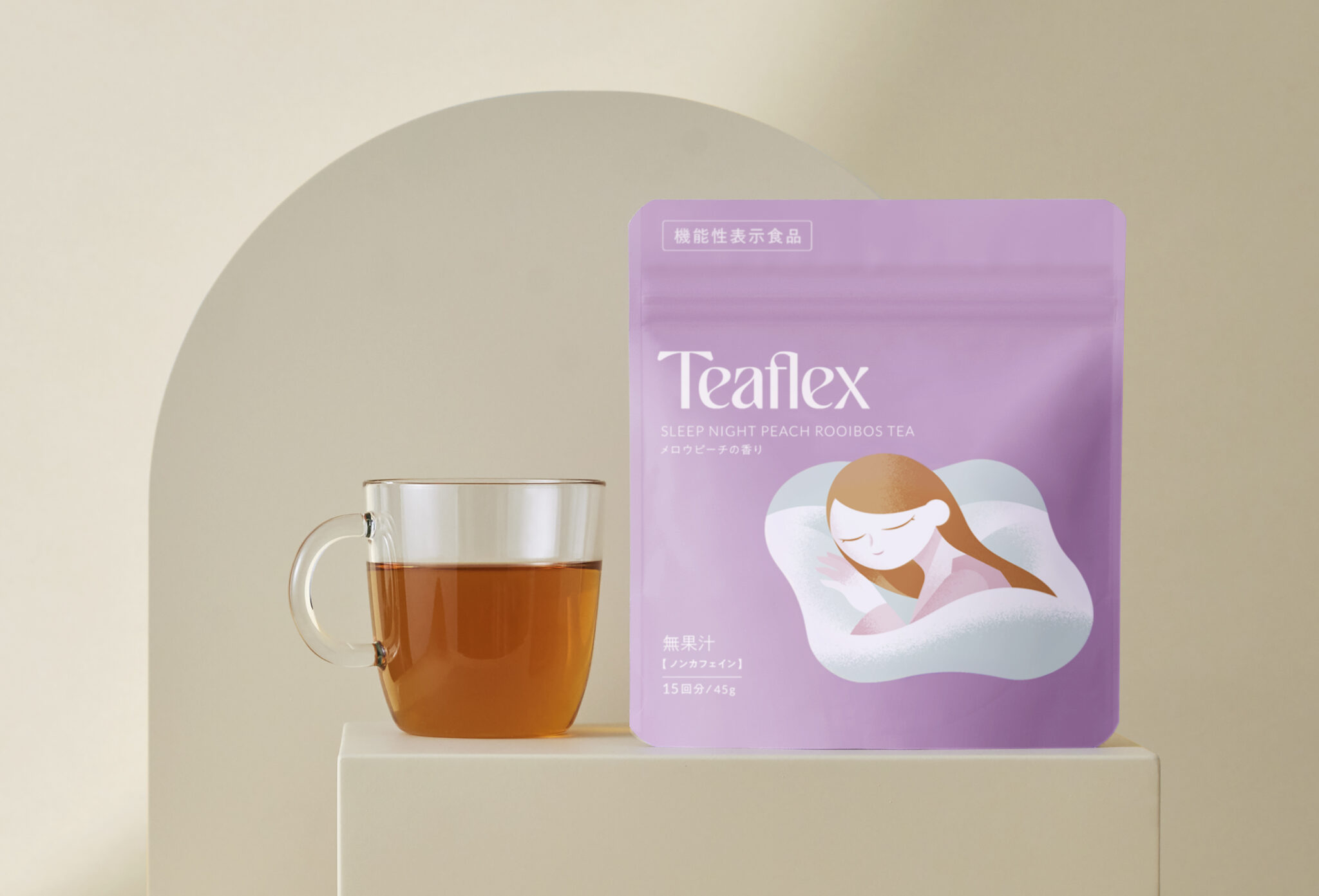 機能性ティーブランド「Teaflex(ティーフレックス)」【日本初・日本唯一*1】睡眠の質*2向上を助ける*3ルイボスティーとBMI高めの方*4の内臓脂肪の減少を助ける*5グリーンティー2月 ...